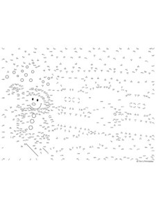Gingerbread Man Dot-to-Dot - Tim's Printables