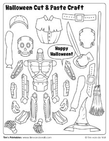 halloween-cut-and-paste-craft-04 - Tim's Printables