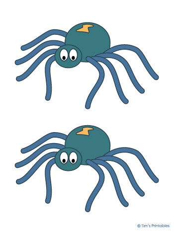 Halloween Spider Decorations - Tim's Printables