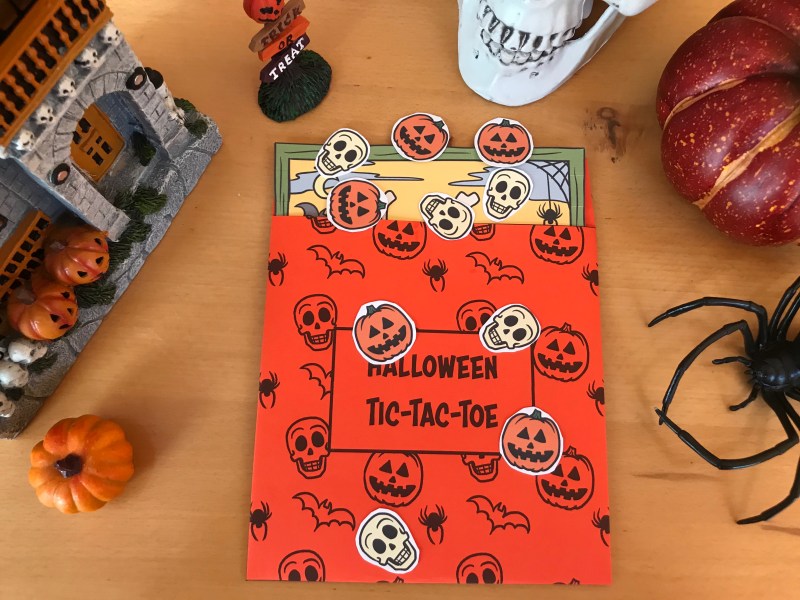 Printable Halloween Tic-Tac-Toe Activity – Tim's Printables