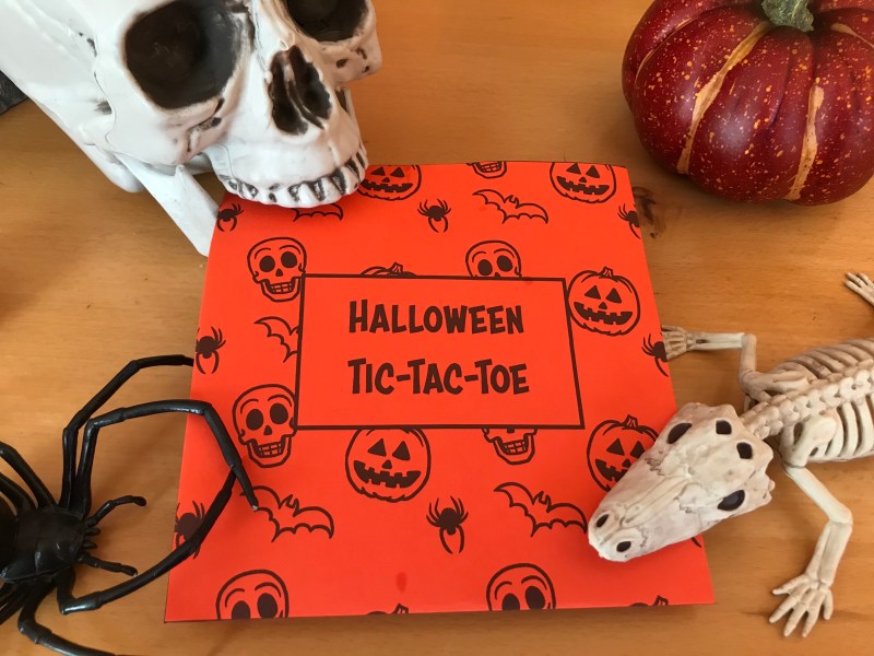 Printable Halloween Tic-Tac-Toe Activity - Tim's Printables