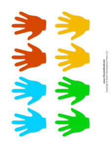 Handprint Templates - Tim's Printables