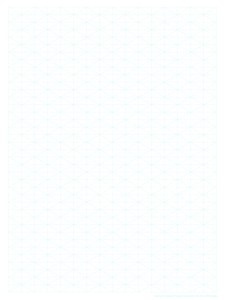 Isometric Graph Paper - Tim's Printables