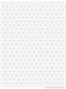 Isometric Graph Paper - Tim's Printables