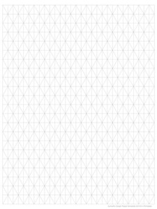 Isometric Graph Paper - Tim's Printables