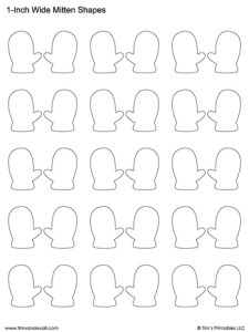 Mitten Templates - Tim's Printables