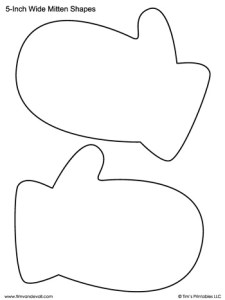 Mitten Templates - Tim's Printables