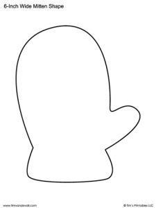 Mitten Templates - Tim's Printables