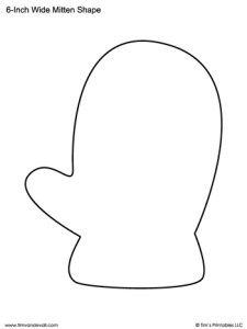 Mitten Templates - Tim's Printables