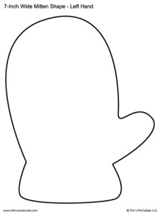 Mitten Templates - Tim's Printables