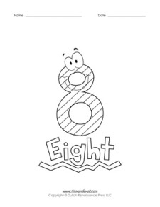 Printable Number Coloring Pages | Free Preschool Coloring Pages