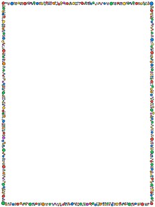 Page Border Template - Circles - Tim's Printables