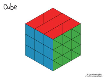 Printable Pattern Blocks for Kids - Tim's Printables