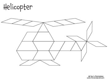 Printable Pattern Blocks for Kids - Tim's Printables