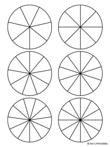 Pie Chart Templates - Tim's Printables