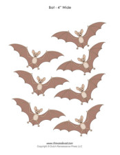 Halloween Bat Templates to Cut Out| Paper Bat Decorations - PDF