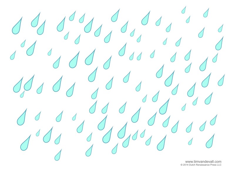 Rain Drops - Tim's Printables