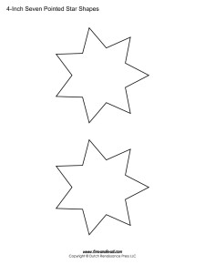 Seven Pointed Stars – Tim's Printables