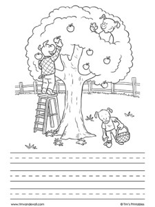 Three Little Pigs Writing Paper - Tim's Printables