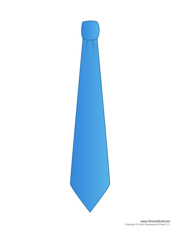 Tie Printable - Tim's Printables