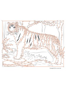 Tiger Dot-to-Dot - Tim's Printables
