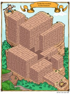 Treasure Hunt Maze - Tim's Printables