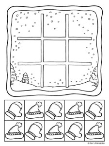 Winter Tic Tac Toe - Tim's Printables