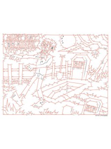 Zombie Dot-to-Dot - Tim's Printables